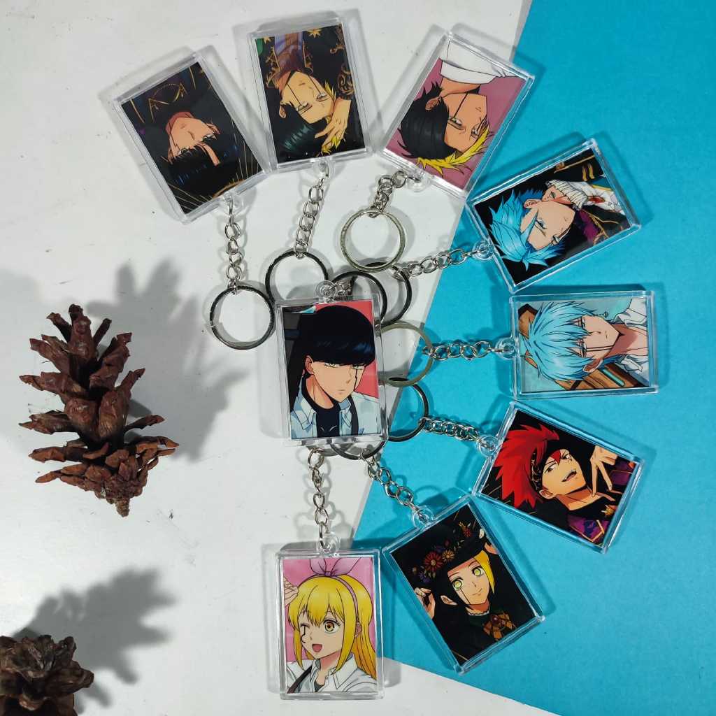 Jual Souvenir Gantungan Kunci Kotak Anime - Mashle Magic and Muscles ...