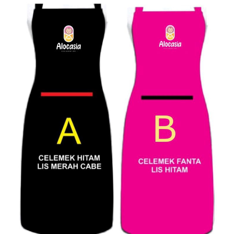 Jual APRON CELEMEK CUSTOM MIN 2 pcs PREMIUM SABLON DTF | Shopee Indonesia