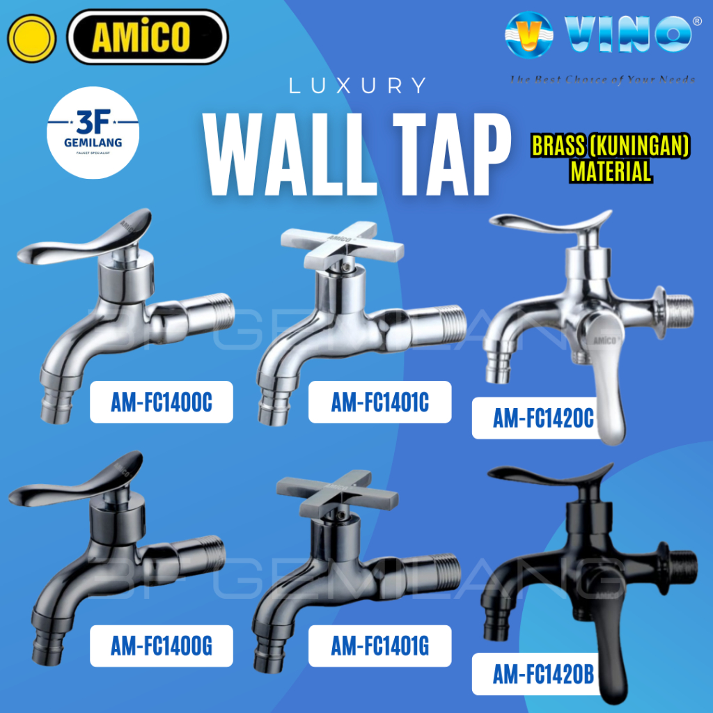 Jual AMICO VINO Premium - Keran Kran Amico Kran Vino Tembok/Taman ...