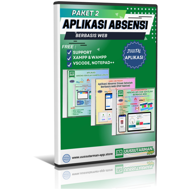 Jual Paket 2 Aplikasi absensi berbasis web | Shopee Indonesia