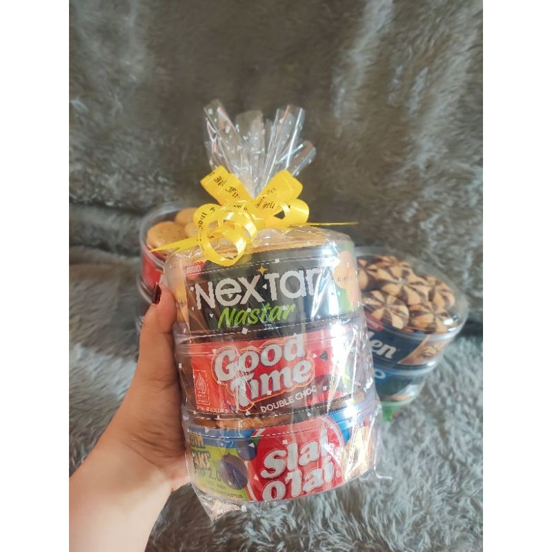 Jual PARCEL MINI ISI 3 - PAKET SNACK LEBARAN | Shopee Indonesia