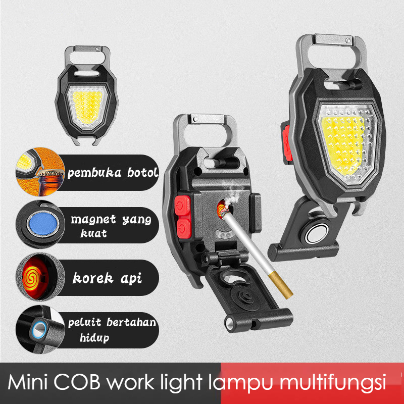 Jual Lampu LED Gantungan Kunci W5154 Multifungsi Bara Api / Lampu ...