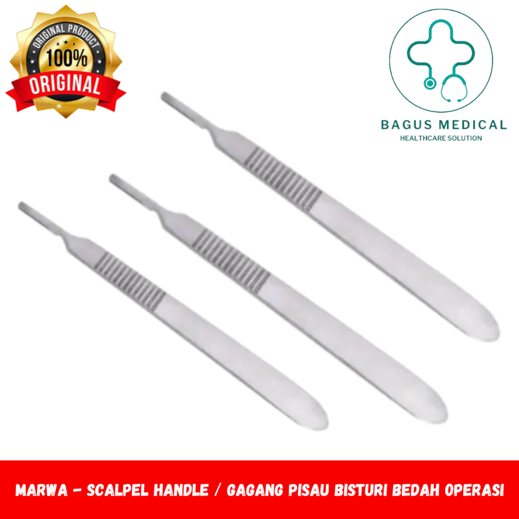 Jual MARWA - Scalpel Handle / Gagang Pisau Bisturi Bedah Operasi ...