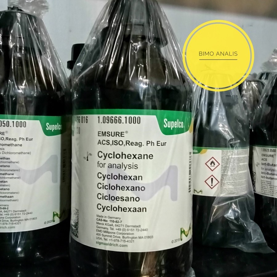 Jual Sikloheksana Pro Analis 1 Liter | Cyclohexane Merck 109666 ...