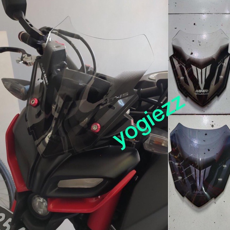 Jual Diskon windshield all new yamaha mt15 visor mt15 flyscreen ...