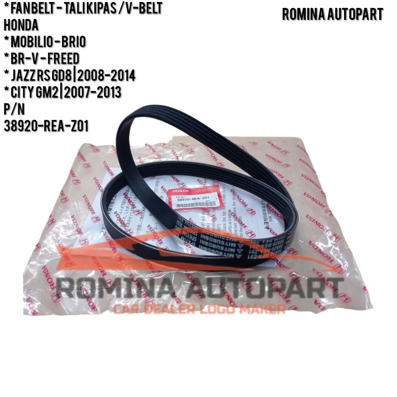 Jual FAN BELT V-BELT TALI KIPAS RADIATOR HONDA MOBILIO BRIO BRV FREED ORIGINAL 1PC JEPANG ...