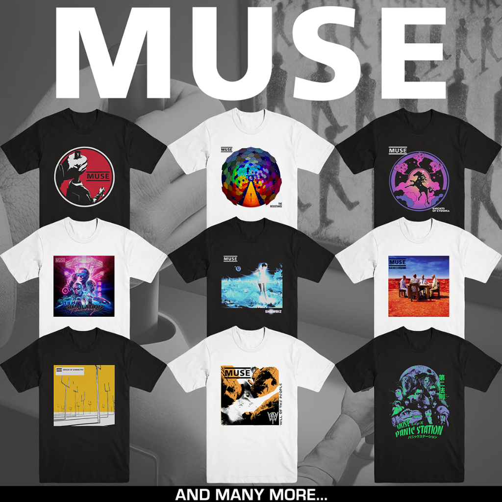 Jual MUSE | T-SHIRT BAND | PROGRESSIVE ROCK | MERCHANDISE | Shopee ...