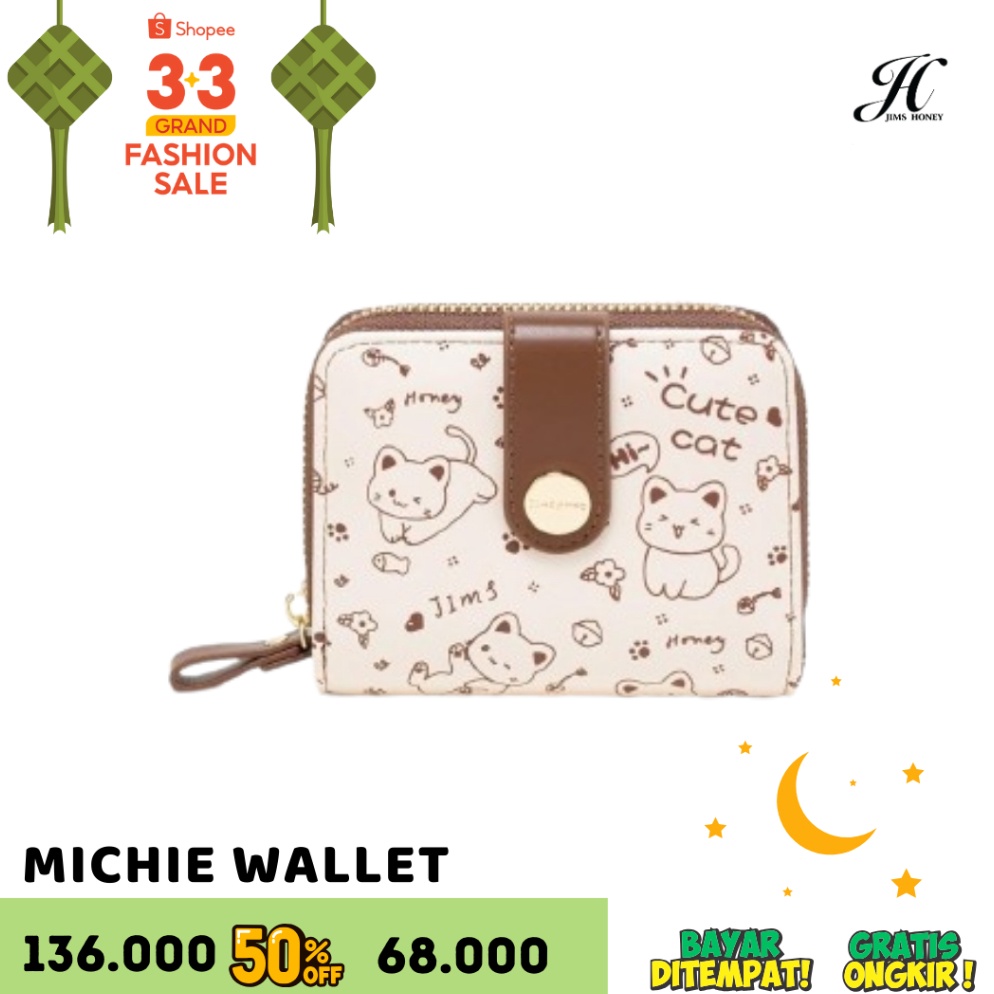 Jual Koleksi Terbaru JIMS HONEY DOMPET LIPAT WANITA MICHIE WALLET ...