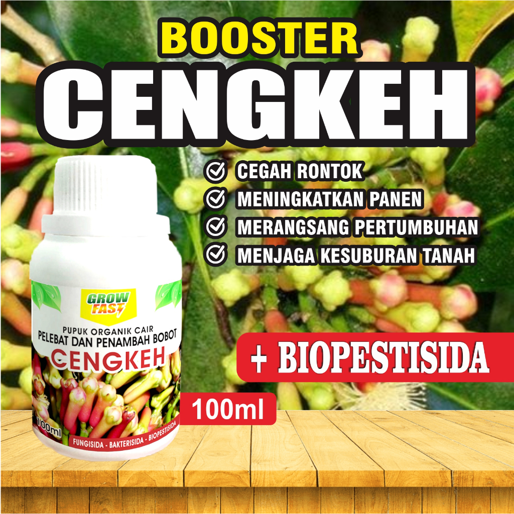Jual Pupuk Booster Cengkeh 100ml pupuk organik pelebat cengkeh pupuk ...