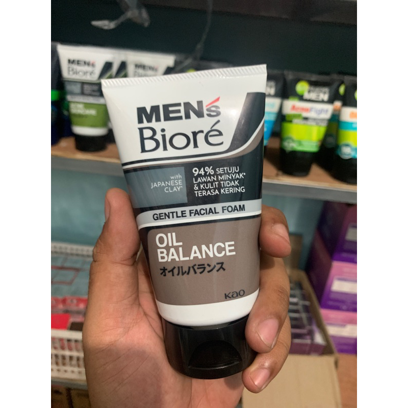 Jual MEN'S BIORE FACIAL FOAM 100ML BIORE MEN FACIAL FOAM | Shopee Indonesia