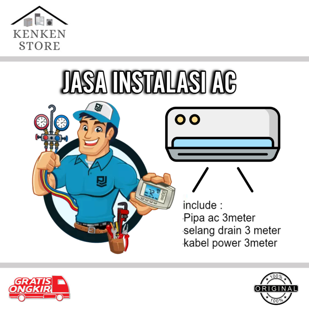 Jual PASANG AC INSTALASI PEMASANGAN AC | Shopee Indonesia
