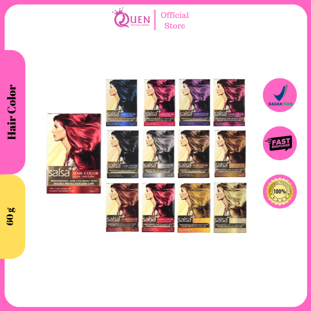 Jual Salsa Pro Color Sensation / Hair Color / Cat Semir Rambut | Shopee ...