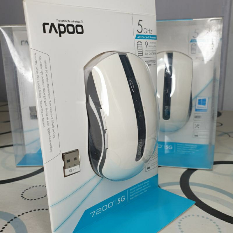 Jual MOUSE WIRELESS RAPOO 7200p 5G | NEW dan BERGARANSI | Shopee Indonesia