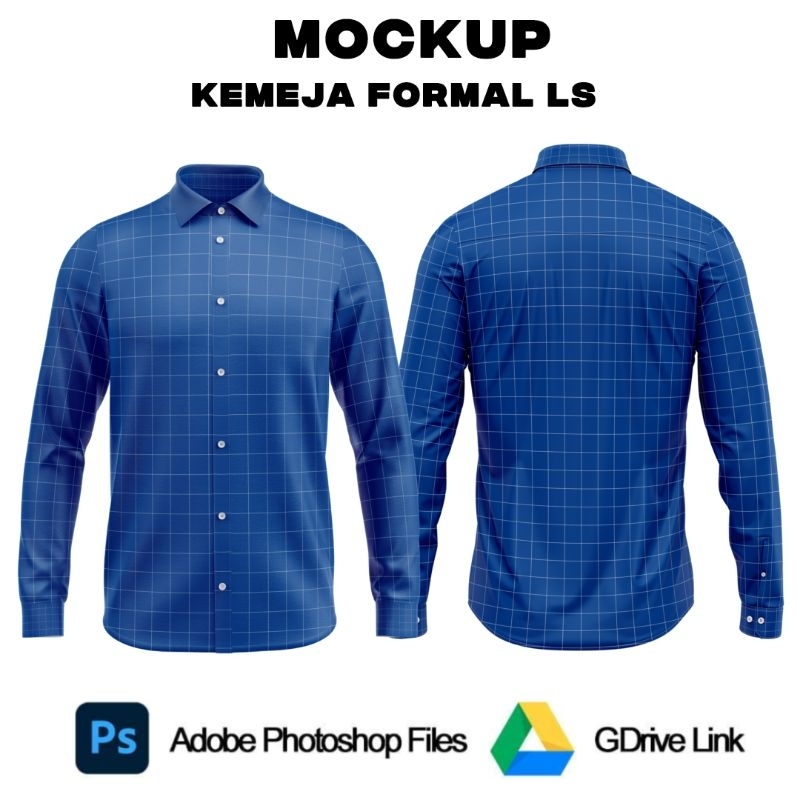 Jual Mockup Kemeja Formal Lengan Panjang | Shopee Indonesia