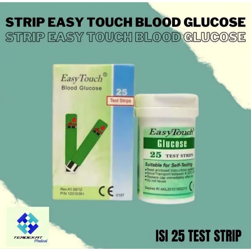 Jual Strip Easy Touch Glucose / Strip Easy Gula / Stik Easy Gula ...