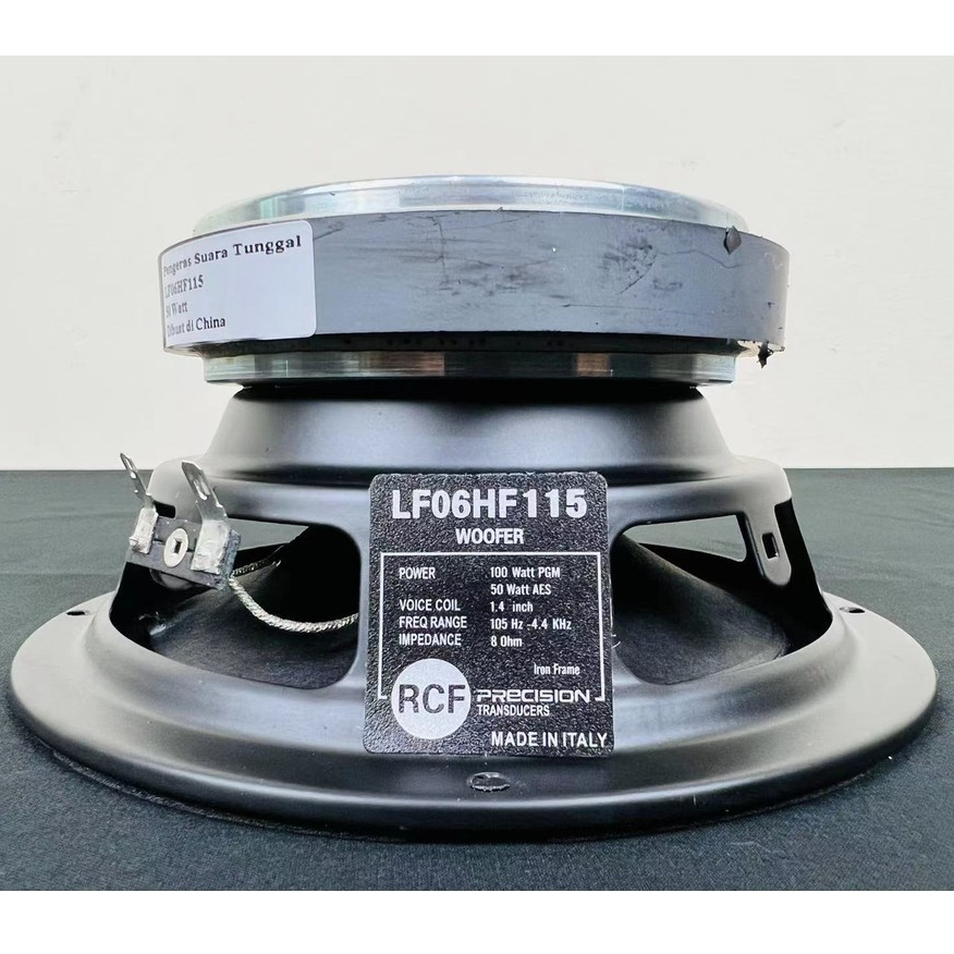 Jual RCF LF06HF115 KOMPONEN SPEAKER 6 INCH LF 06HF115 | Shopee Indonesia