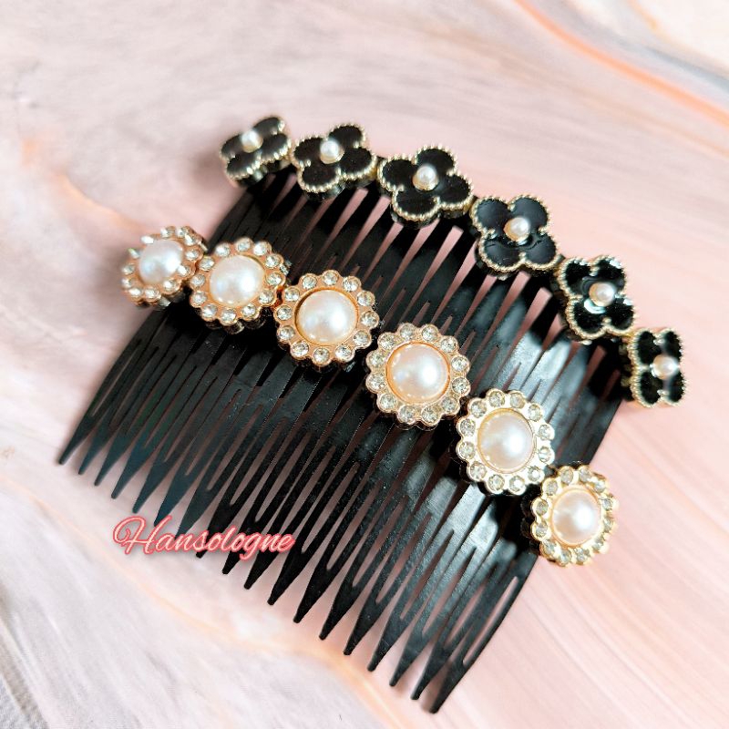 Jual sirkam rambut mata hitam korea aksesoris | Shopee Indonesia