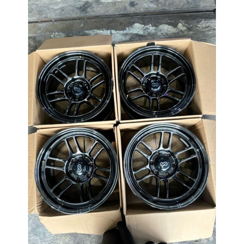 Jual velg mobil fortuner ring 18 enkei rpf 1 r18 black chrome untuk ...