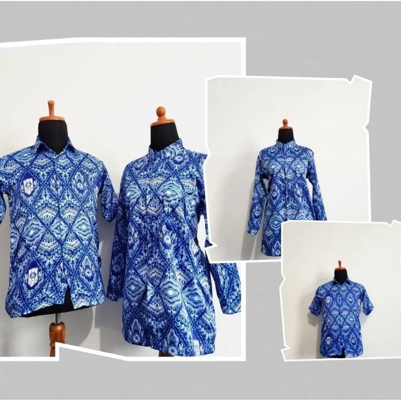 Jual baju batik IPM Muhammadiyah SMP/Mts lengan panjang katun | Shopee ...