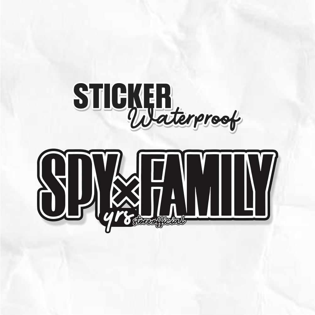 Jual Sticker SPY X FAMILY Waterproof Max decal / Sticker Waterproof ...