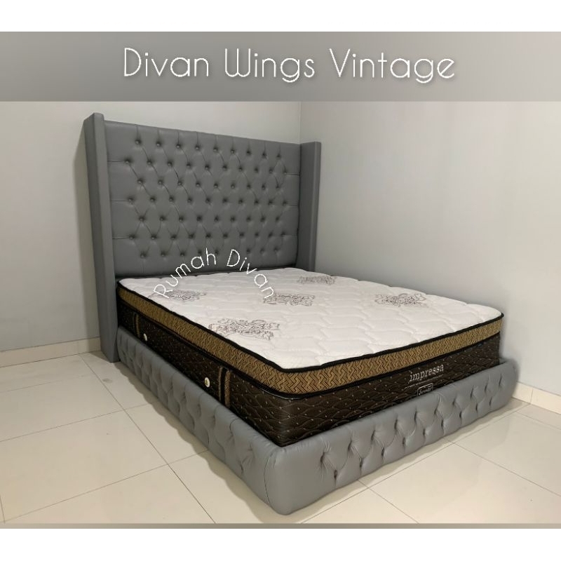 Jual DIVAN DIPAN RANJANG TEMPAT TIDUR WINGS VINTAGE ELEGAN DENGAN ...