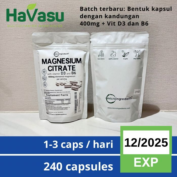 Jual Micro Ingredients Microingredients Magnesium Glycinate 500mg ...