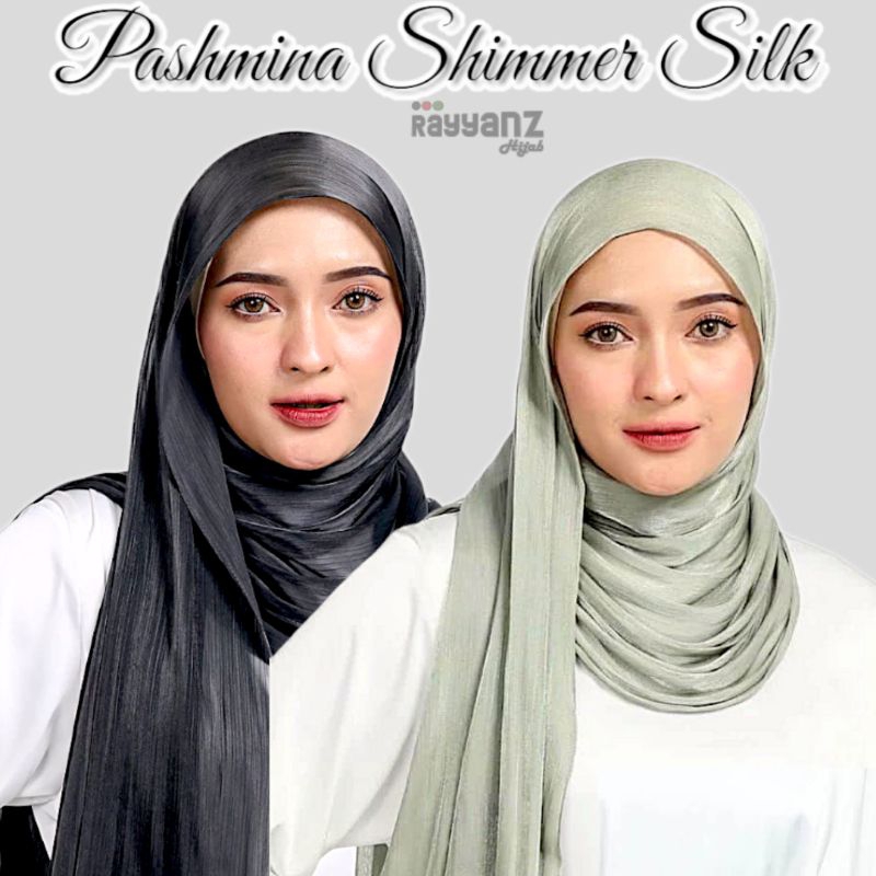 Jual Pashmina Shimmer Silk Shawl - Pashmina Shimmer Luxury | Shopee ...