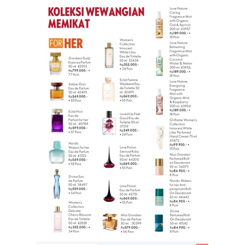 Jual TESTER PARFUM *riflame essenza / GG Women / Miss GG /divine ...