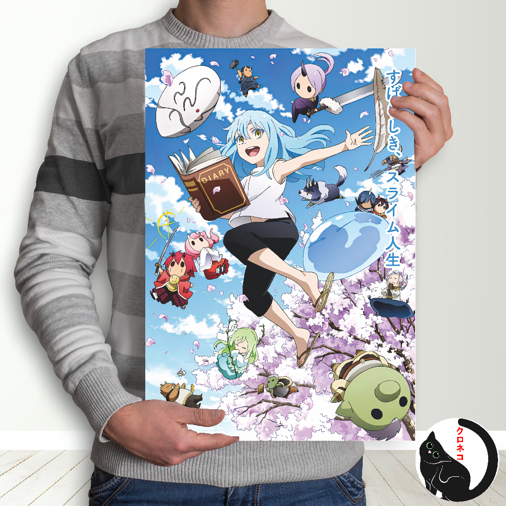 Jual Poster Tensei Shitara Slime Datta Ken Tensura Anime Rimuru Shion ...