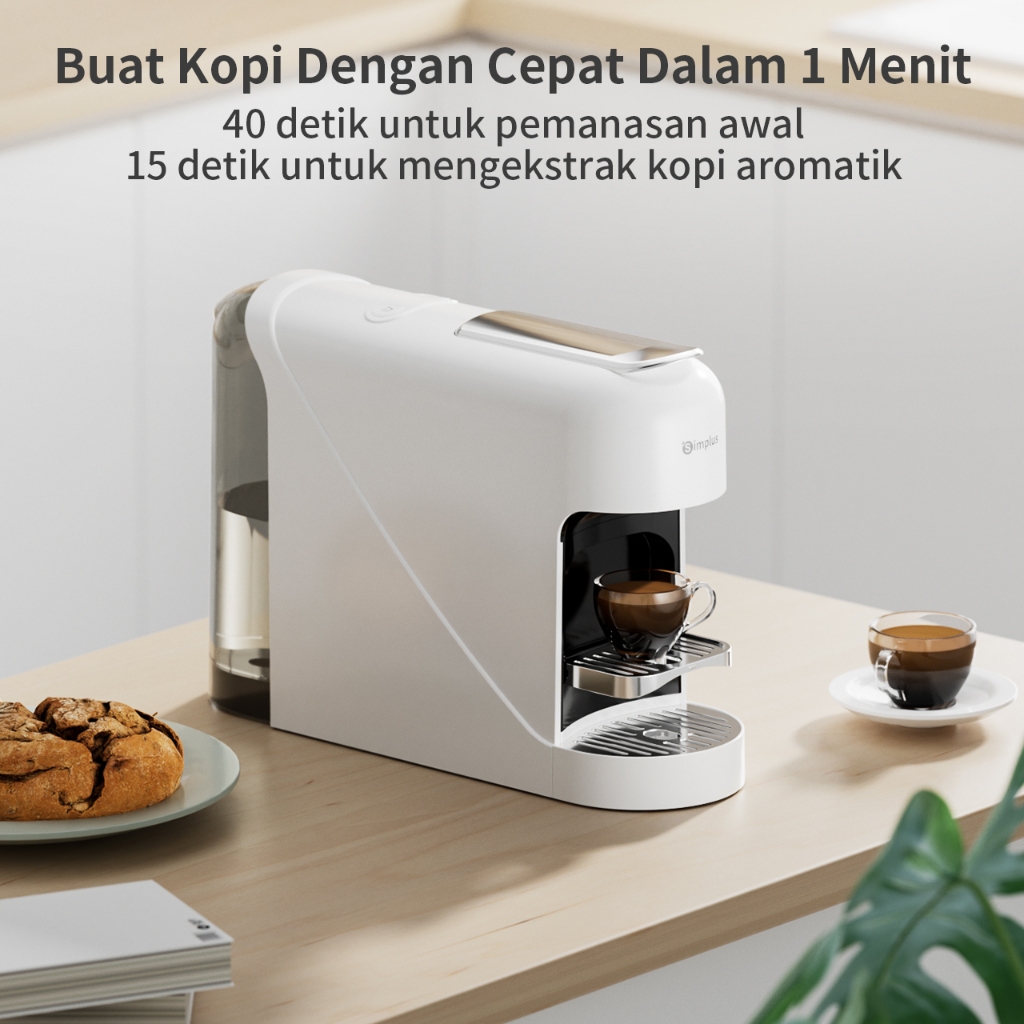 Jual Simplus Mesin Kopi Kapsul Mesin Espresso Otomatis 20Bar 900ml Cocok untuk Kopi Kapsul ...