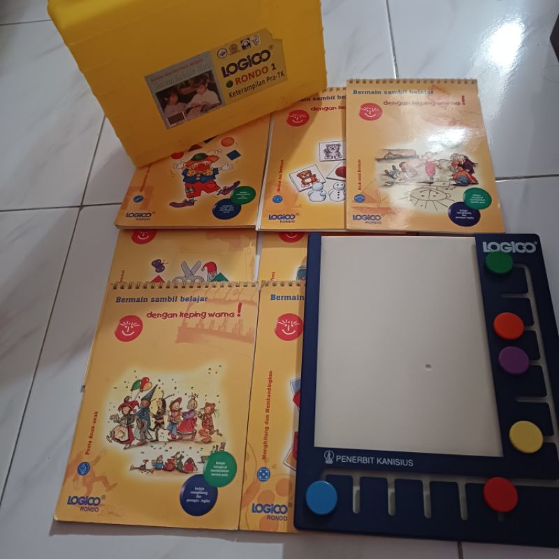 Jual Preloved Logico Rondo 1 Pra Ketrampilan TK Termasuk Papan Koper ...