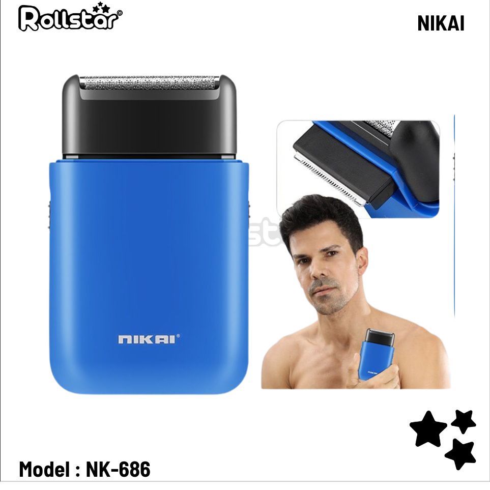 Jual NIKAI 686 Alat Cukur Mini Botak Kumis Jenggot Cukuran Kumis Jenggot Trimmer Portable ...