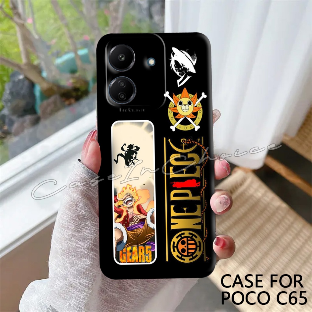 Jual case hp poco c65 terbaru motif aesthetic art one piece gear 5 ...
