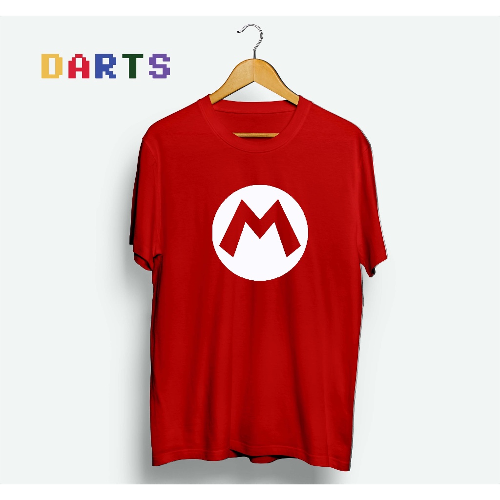 Jual KAOS DISTRO UNISEX DEWASA | KARTUN SUPER MARIO BROS | M MARIO ...