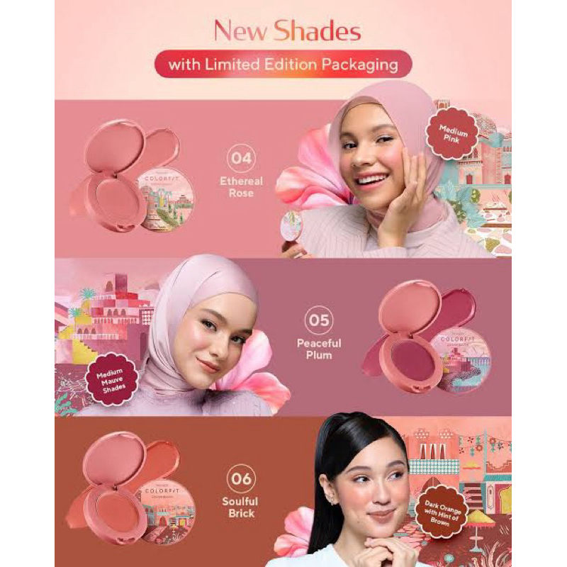 Jual Wardah Colorfit Cream Blush New Edition | Shopee Indonesia