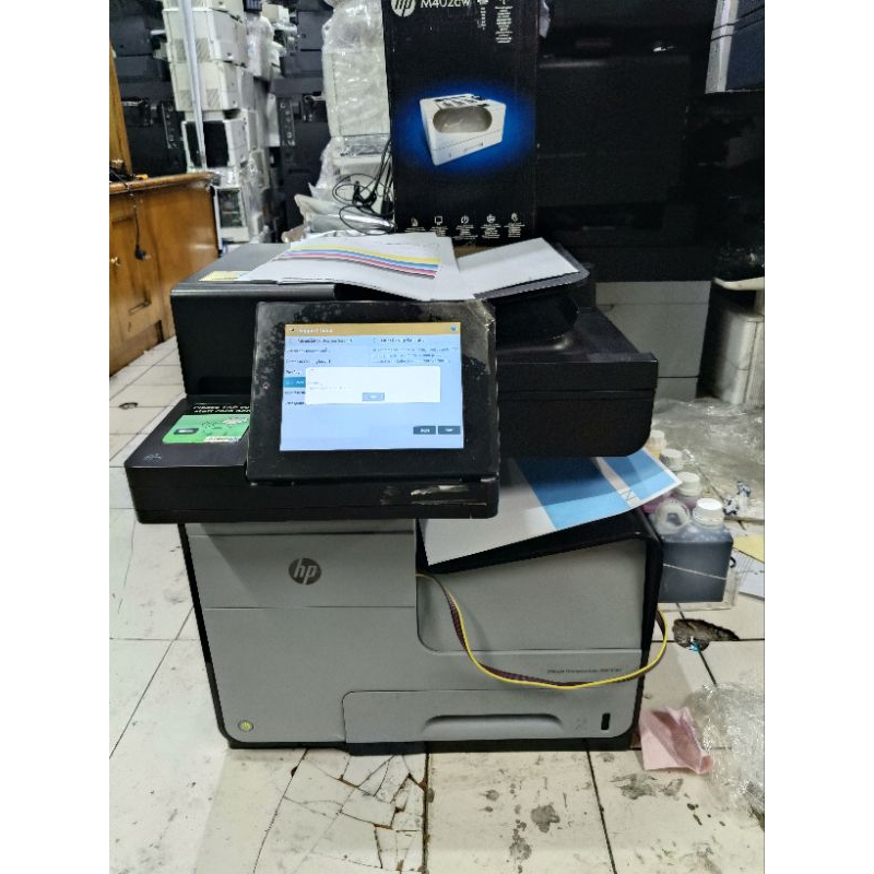 Jual printer HP officejet enterprise x585 70ppm all in one infus ...