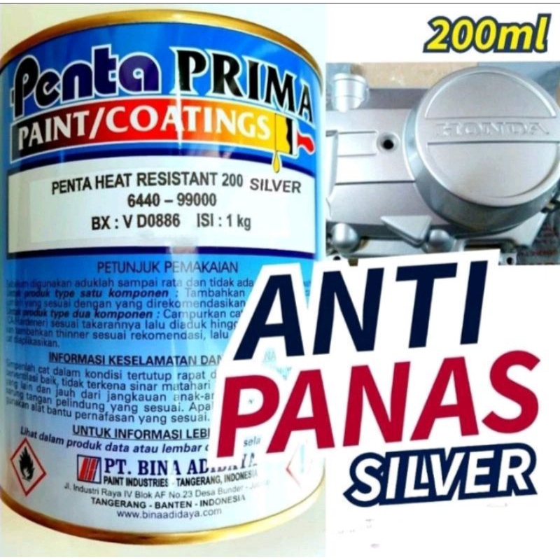 Jual Cat Anti Panas Silver Penta Heat Resistant Tahan Panas | Shopee ...