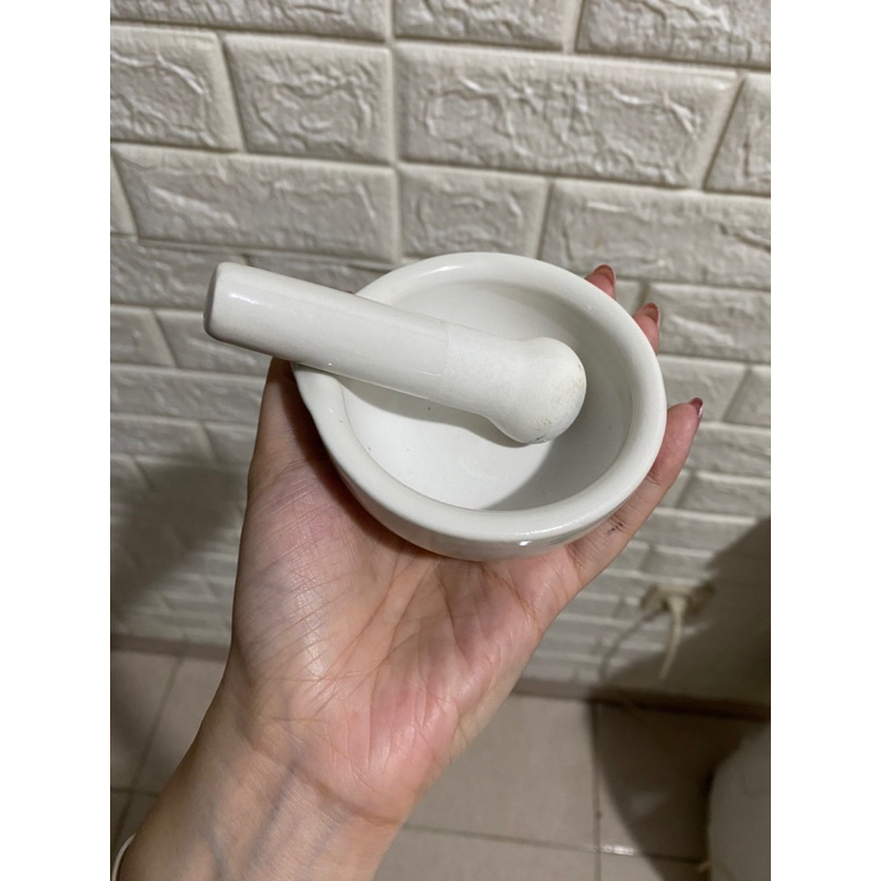 Jual MORTAR PENUMBUK OBAT 8 CM | Ulekan Obat ukuran 8cm 8 cm | Shopee ...