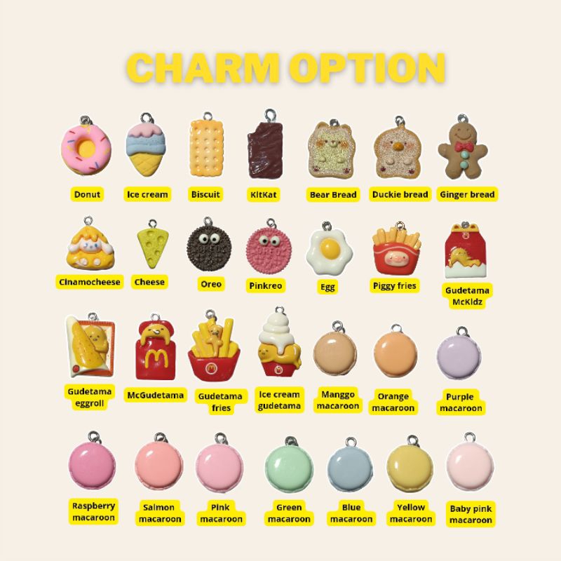 Jual Charm option | Part lV | Shopee Indonesia