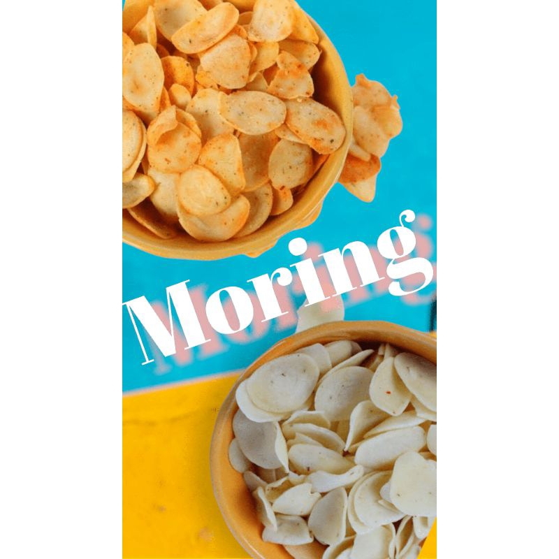 Jual MORING varian rasa ORIGINAL & PEDAS LEVEL 250gram /CEMILAN KRIUK ...