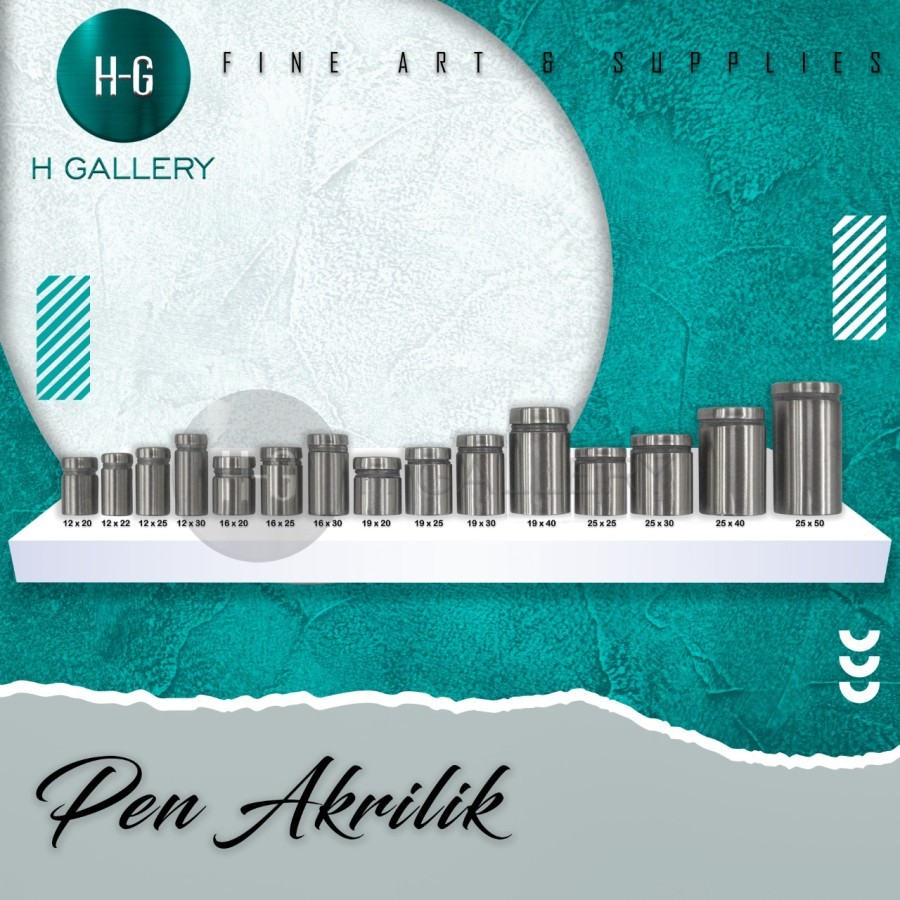 Jual PEN IKLAN STAINLESS / PEN BAUT AKRILIK / SIGN BOARD - 12 X 20 12 X ...
