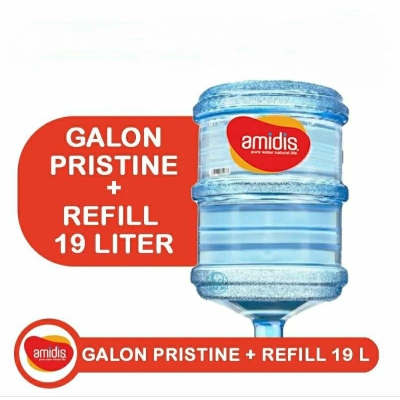 Jual Amidis Galon 19LTR Galon+Isi Air Mineral Amidis Galon | Shopee ...