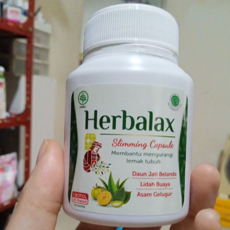 Jual Herbalax Slimming Capsule isi 30 kapsul botol | Shopee Indonesia
