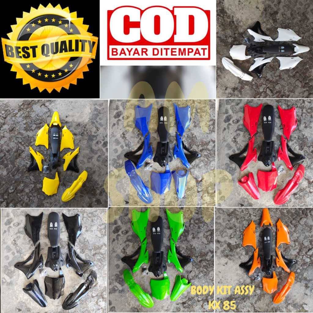 Jual BODY SET ASSY KX 85 BODY KIT ASSY FULLSET JOK TANGKI KX85 TRAIL ...