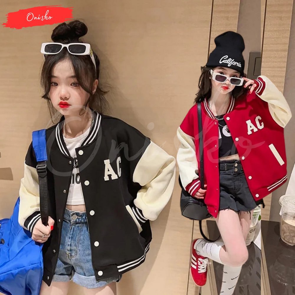 Jual Jaket Hoodie Varsity Anak GRATIS CUSTOM NAMA / INISIAL Cewek Cowok ...