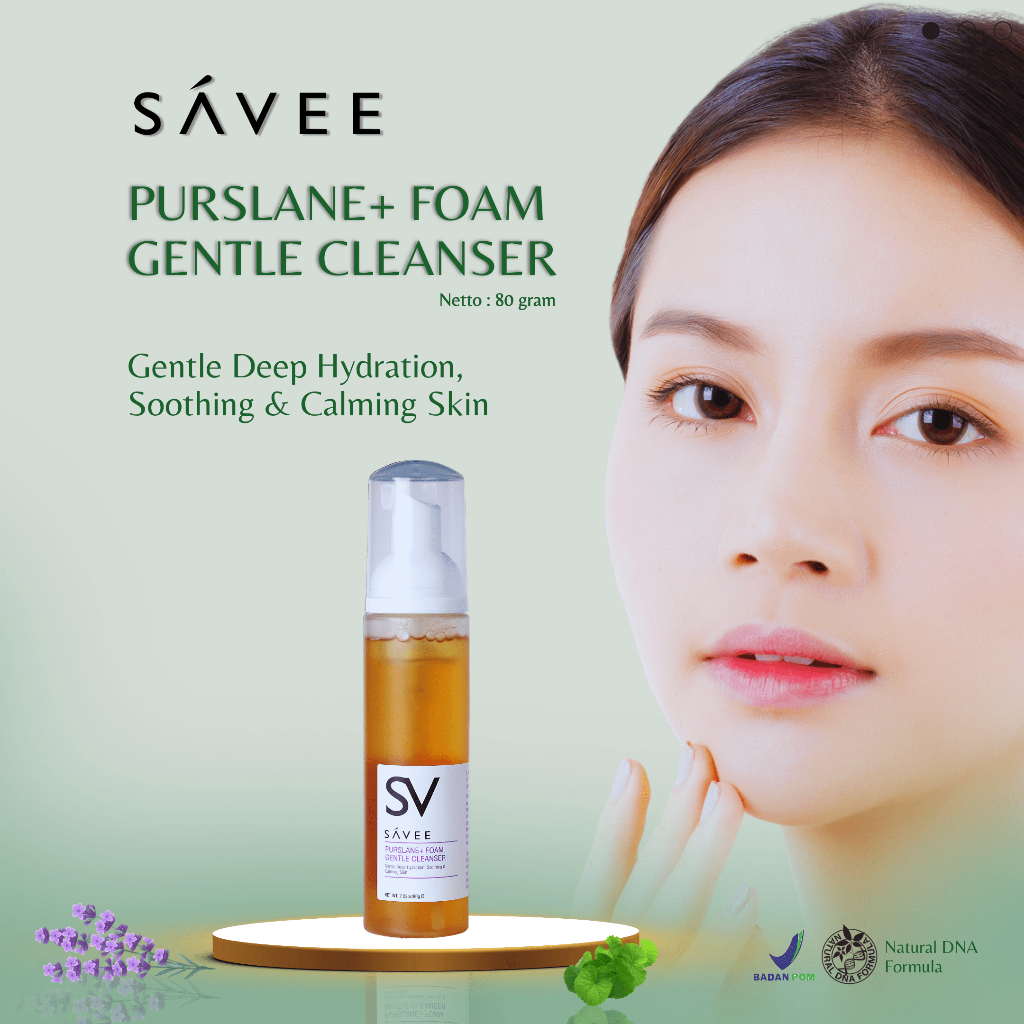 Jual SAVEE Purslane+ Foam Gentle Cleanser 80G | Shopee Indonesia