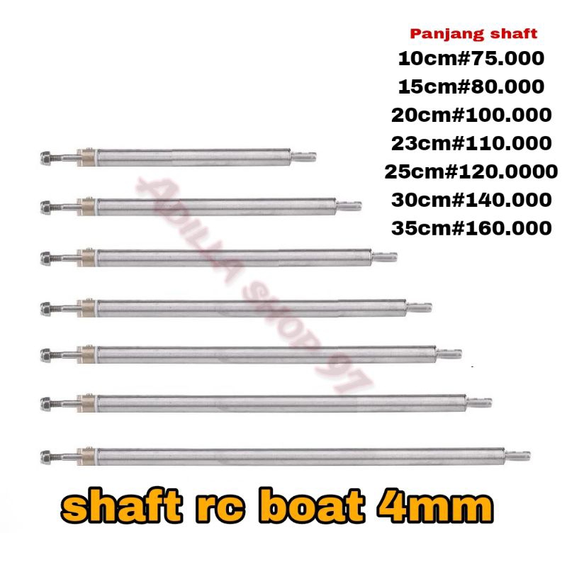 Jual shaft rc boat 4mm stainless | Shopee Indonesia