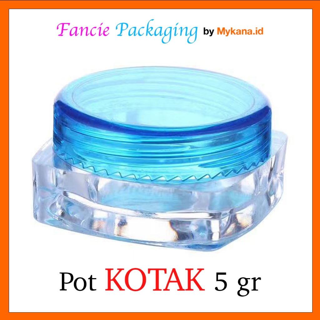 Jual Pot Jar Cream KOTAK 5gr gram - FANCIE PACKAGING - Wadah Serbaguna ...
