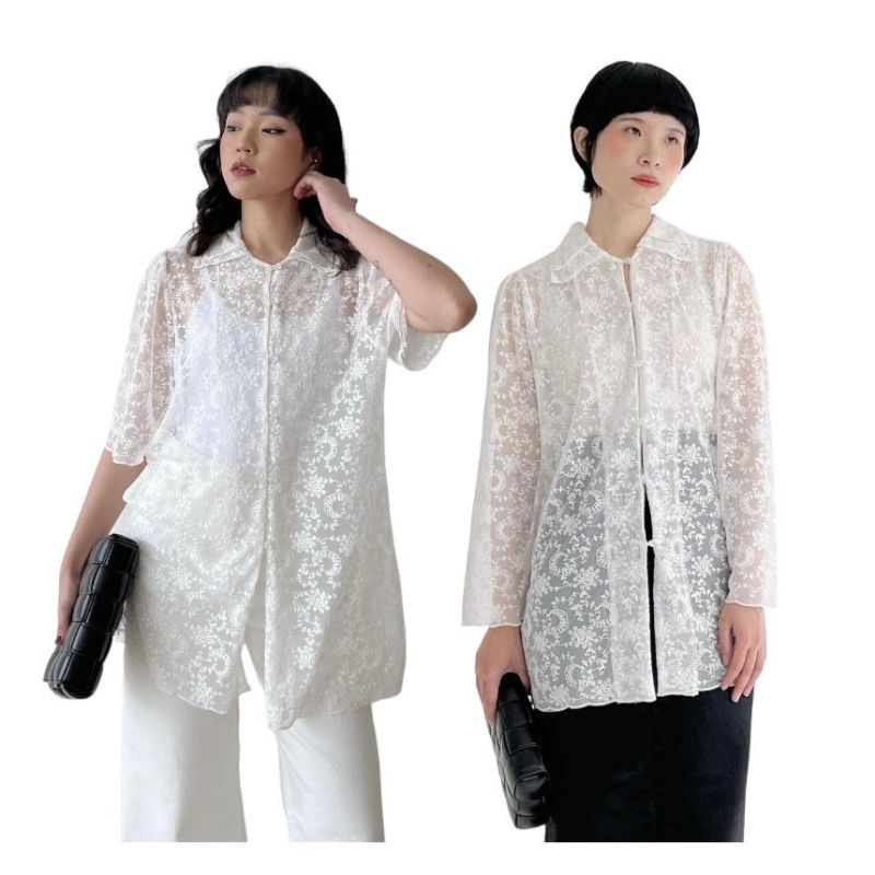Jual TRICK & TRICKY LACEY SHIRT | Shopee Indonesia