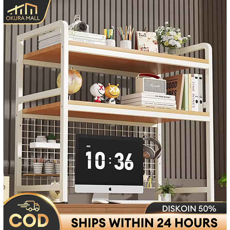 Jual Rak Desktop Storage Rak buku Storage Rak Meja Stationery Rak Meja ...